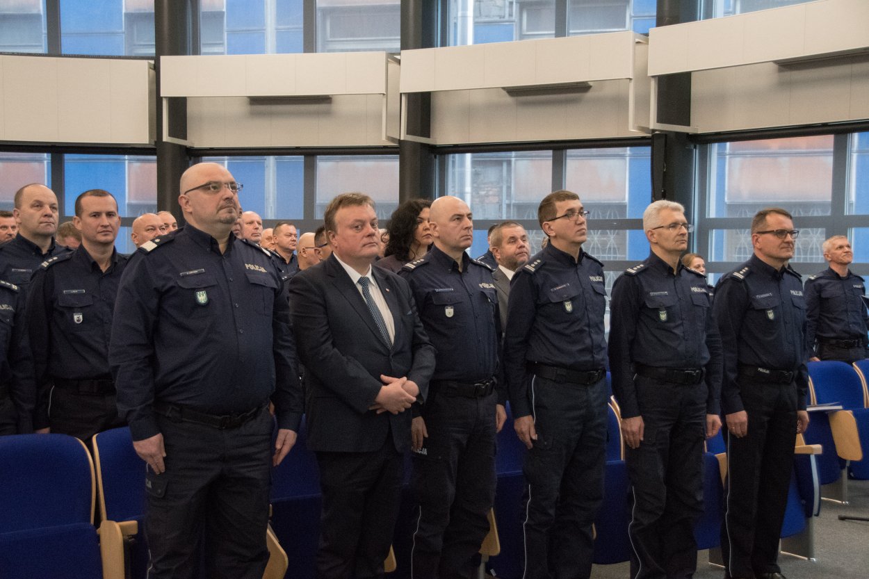 Odprawa roczna śląskiej policji - Wiadomości Policja Śląska