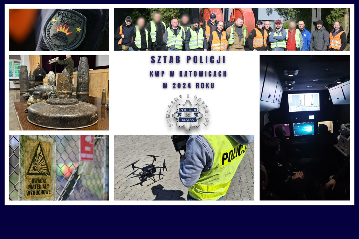 Rok wyzwań dla sztabu śląskiej Policji 2024 - Wiadomości Policja Śląska