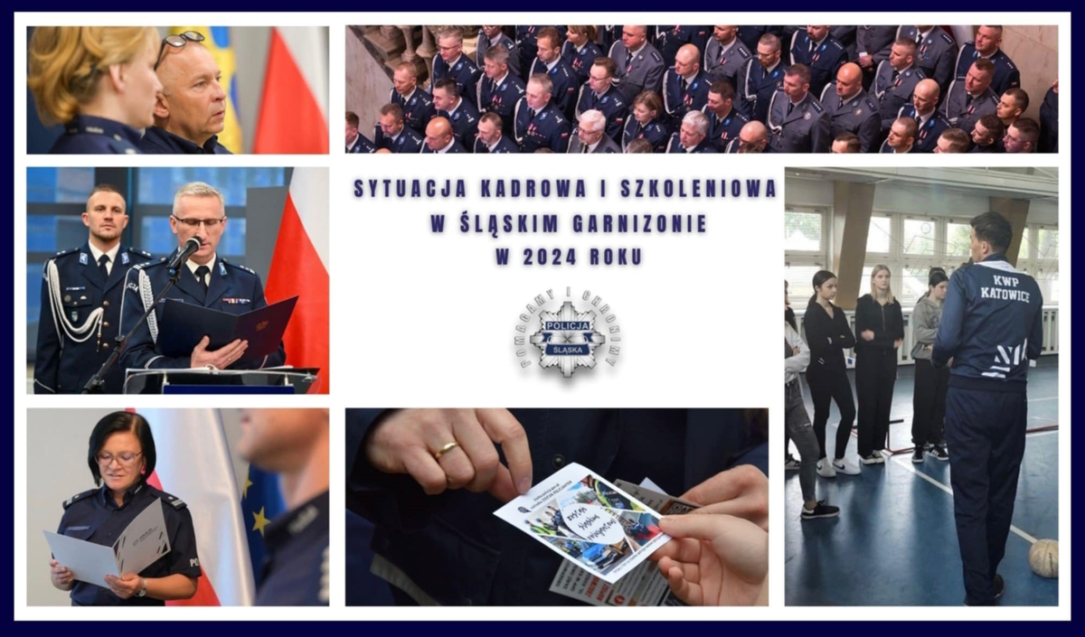 Sytuacja kadrowa w Śląskiej Policji w 2024 roku - Wiadomości Policja Śląska