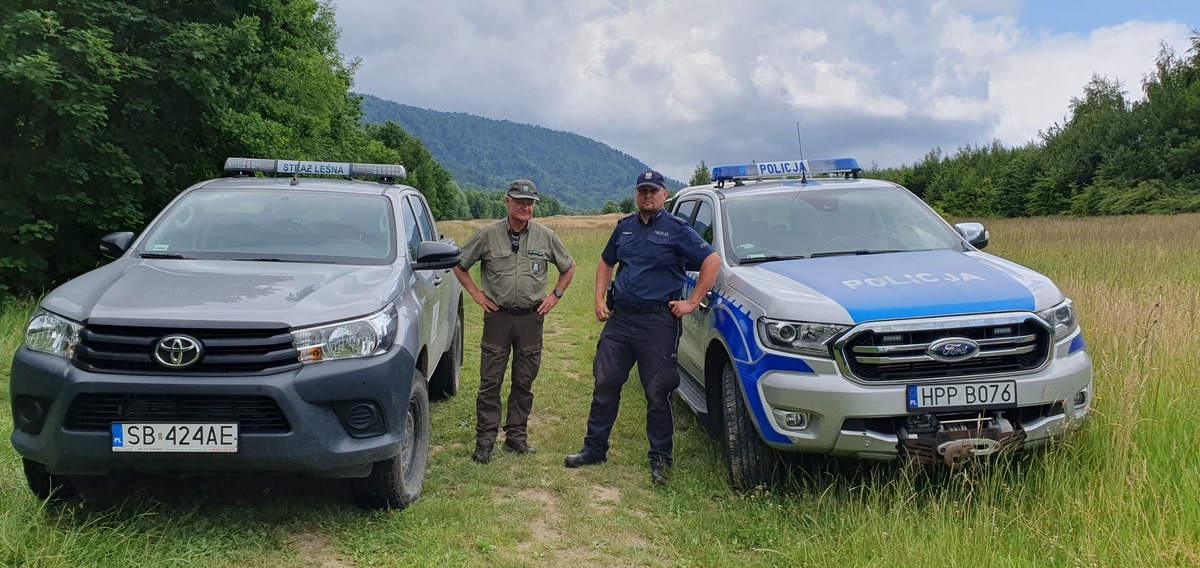 Wspólny patrol Policji i Straży Leśnej - Wiadomości Policja Śląska